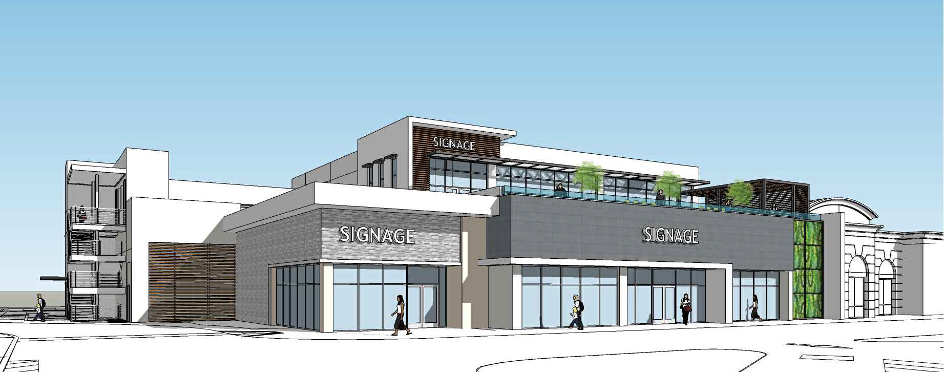 Brea Plaza, Buildings E&G Renovation & Infrastructure – Driver SPG